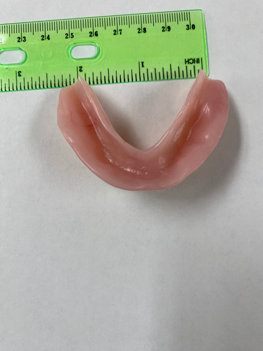 Lower Pink Acrylic False Teeth Denture Medium – Saldentures