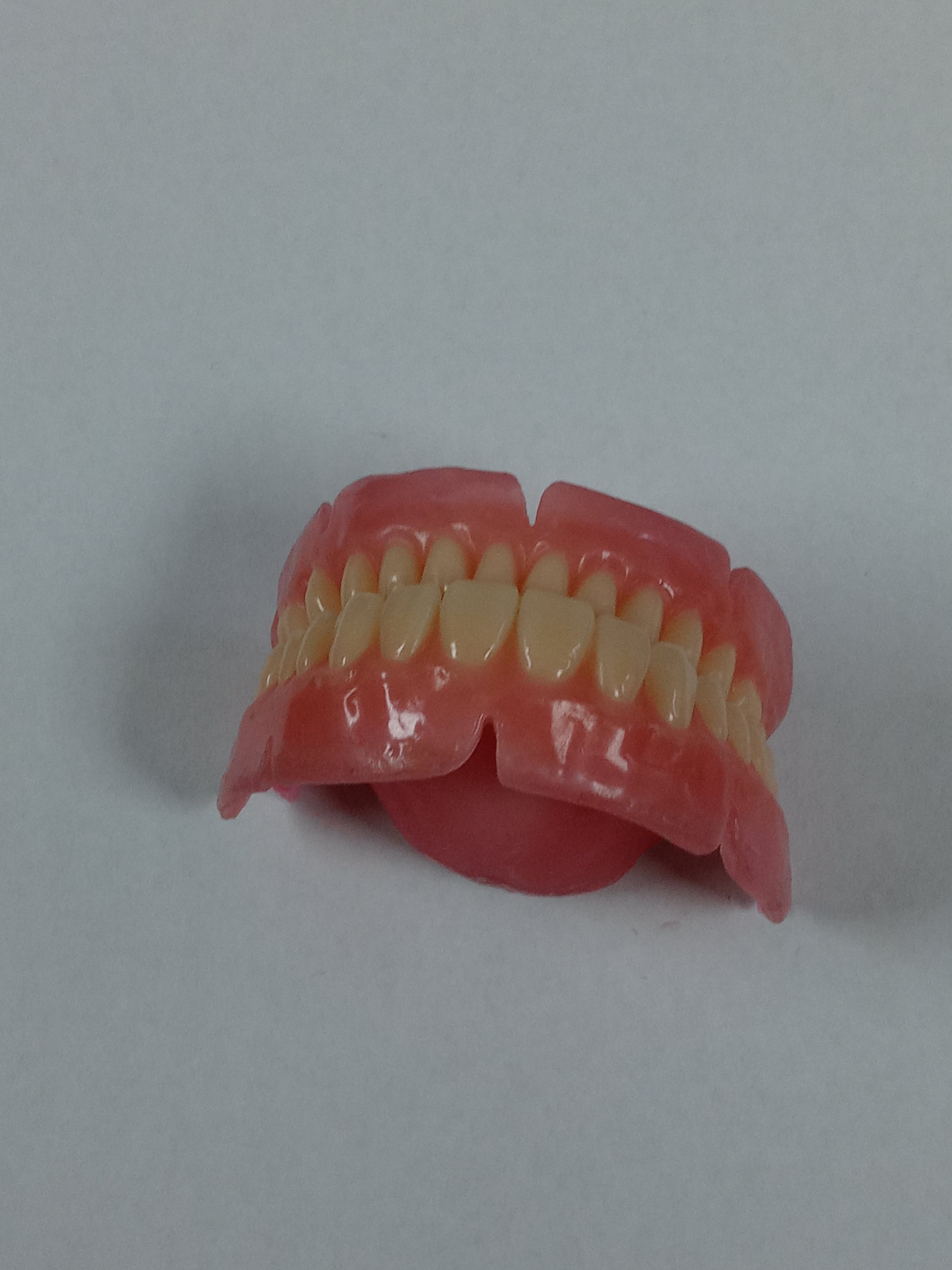 Dentures Upper And Lower Pink Fullset Acrylic False Teeth Size Lower 2 ...