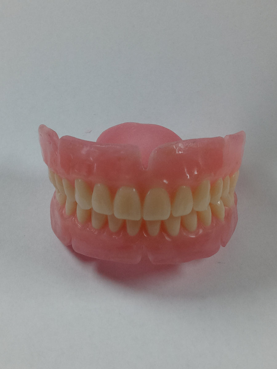 Dentures Upper And Lower Pink Fullset Acrylic False Teeth Size Lower 2 ...