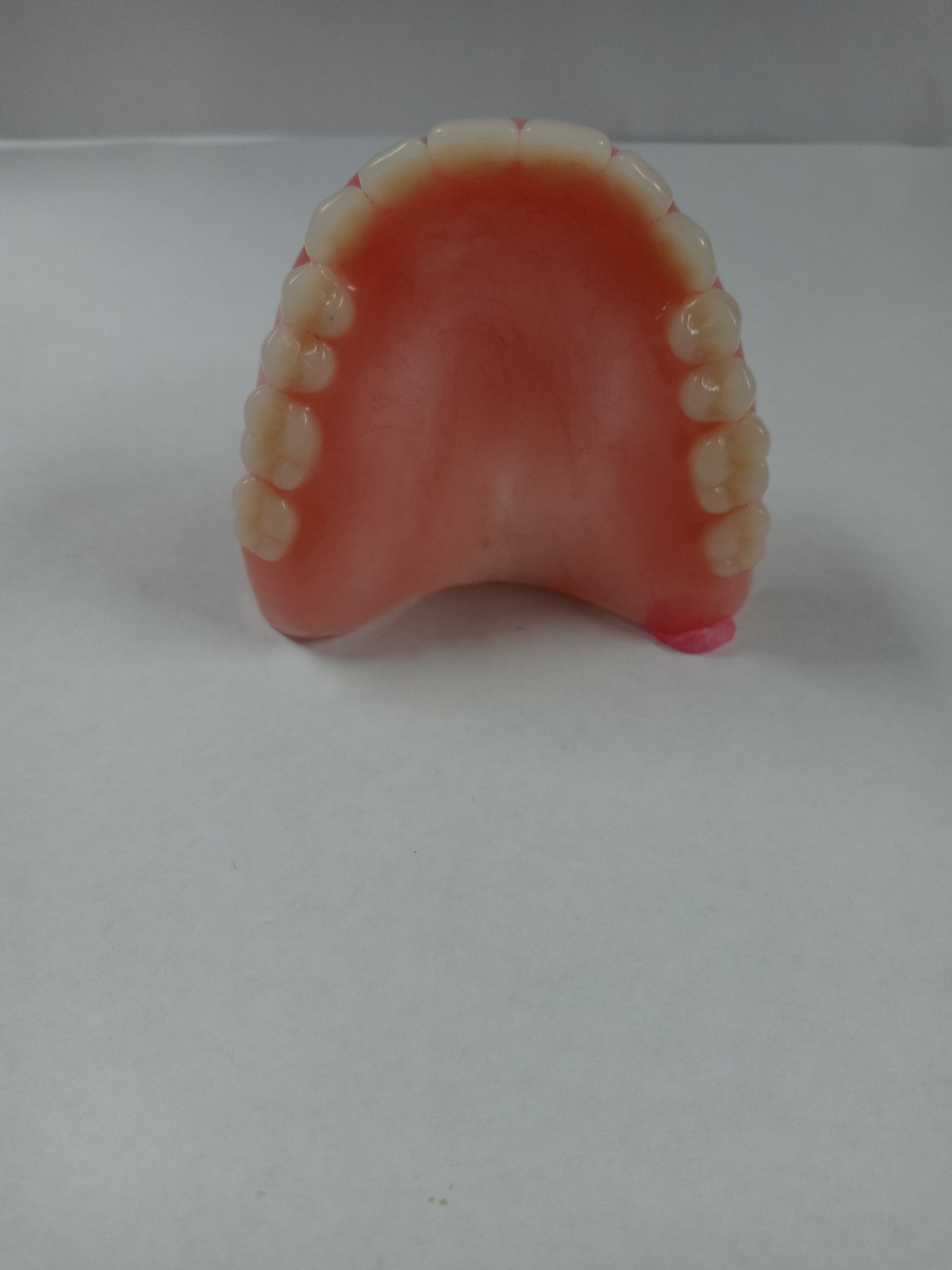 Dentures Upper And Lower Medium Pink Shade Full set Acrylic False Teet ...