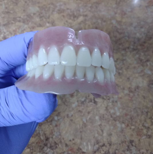 Dentures Full Upper and Lower Dark False Teeth Full Set Small – Saldentures